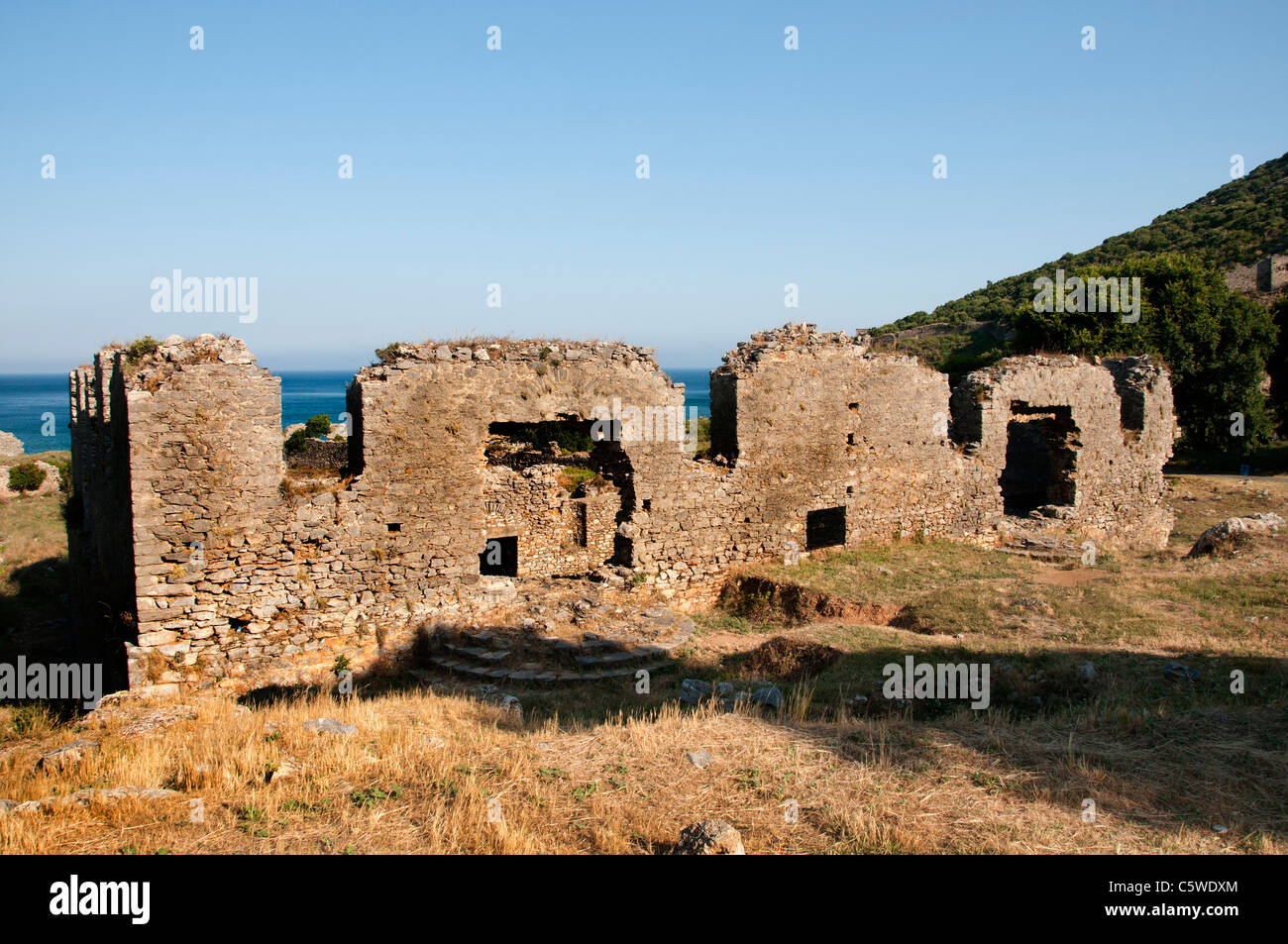 Anemurium Roman province of Rough Cilicia Turkey Turkish Anamur Stock ...
