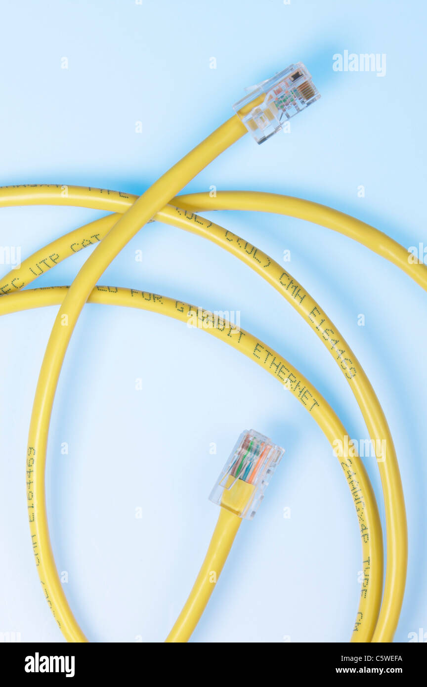 Computer ethernet cable hi-res stock photography and images - Alamy
