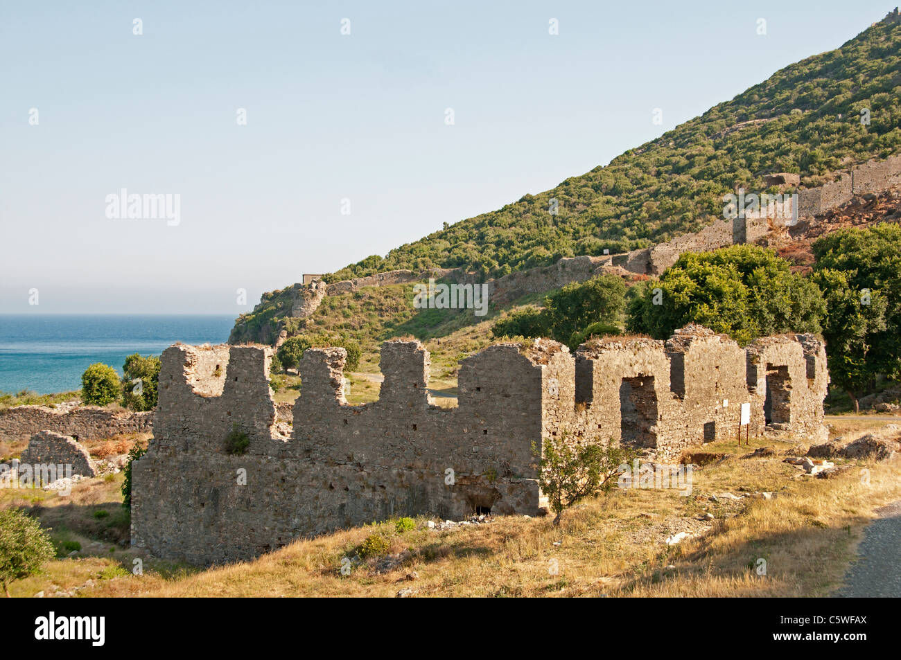 Anemurium roman province of rough cilicia hi-res stock photography and ...