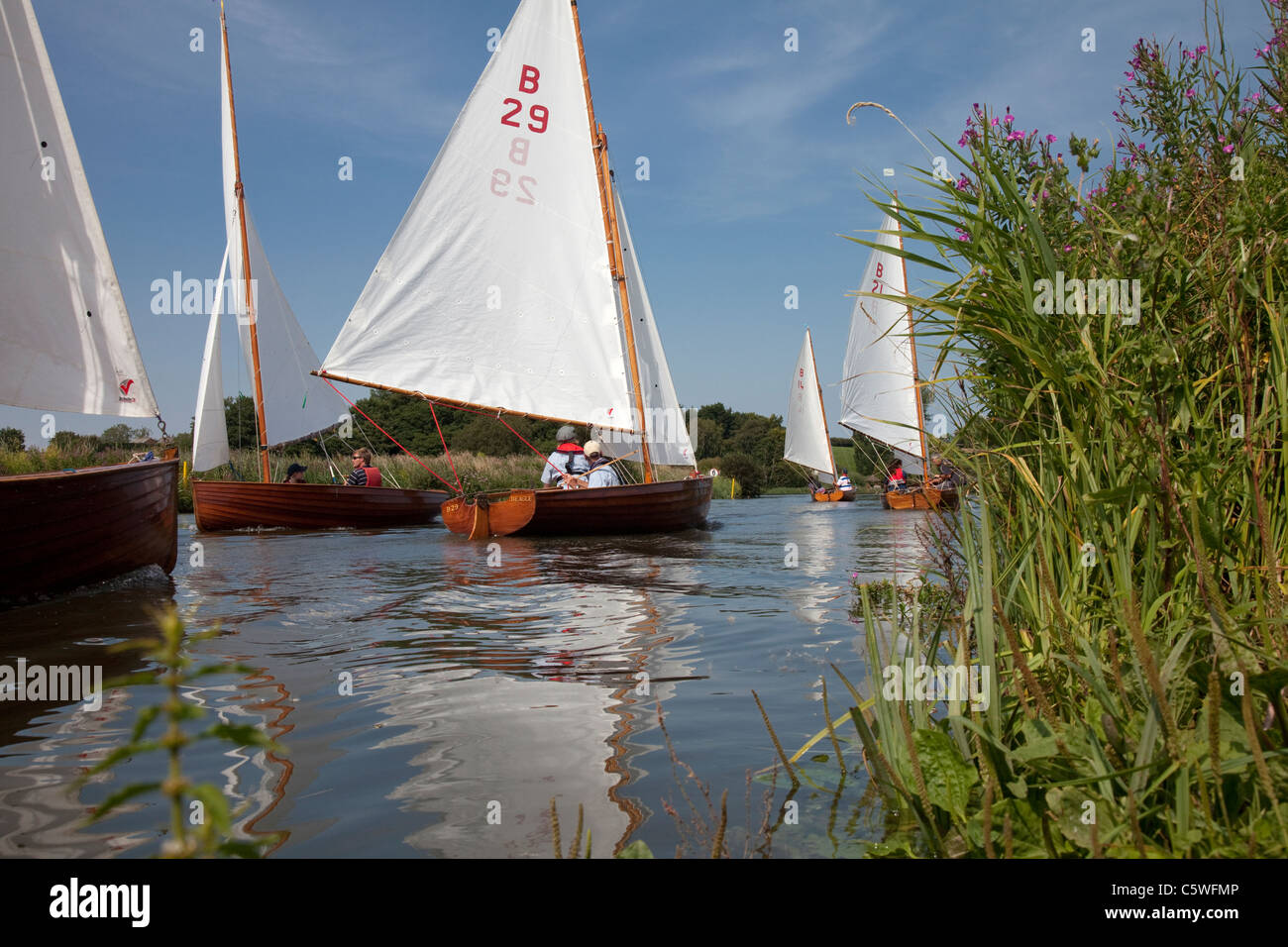 Beccles Sailing Yachts Stock Photo - Alamy