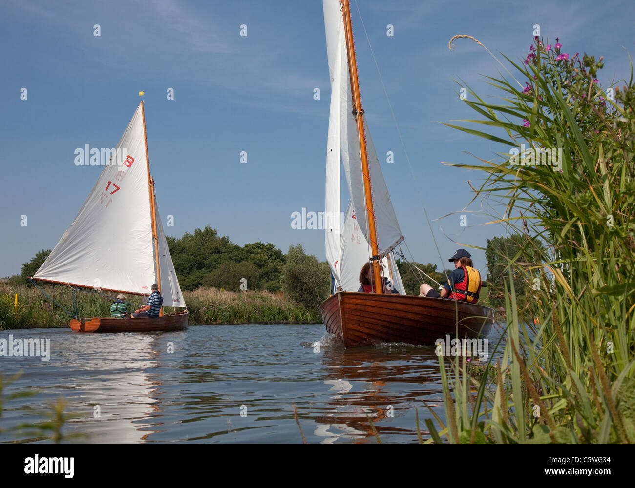 Beccles Sailing Yachts Stock Photo - Alamy