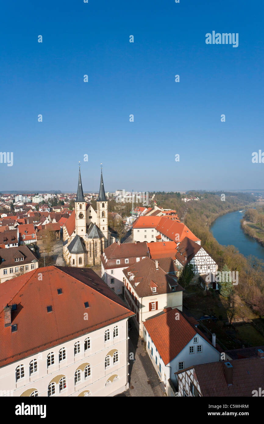 Germany, Baden-WÃ¼rttemberg, Bad wimpfen, View of historic old town ...