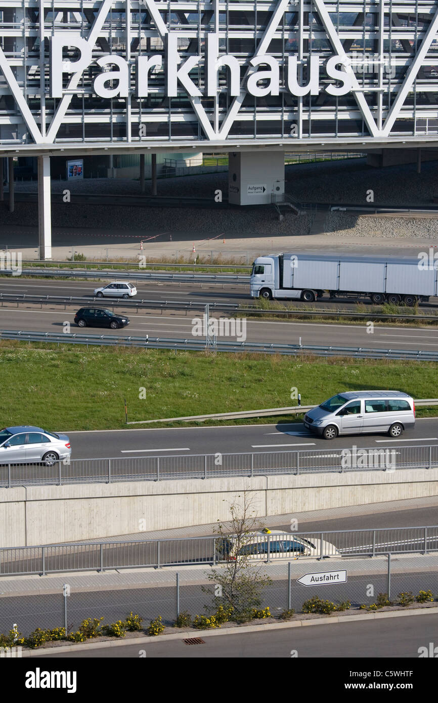 Car park, Motorway Stock Photo - Alamy