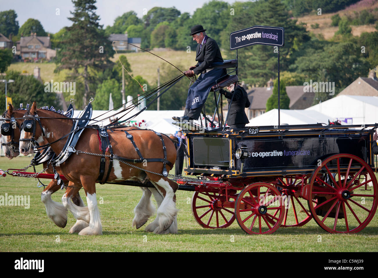 Heavy Horse Turnouts at the Bakewell Show, Bakewell, Derbyshire ...