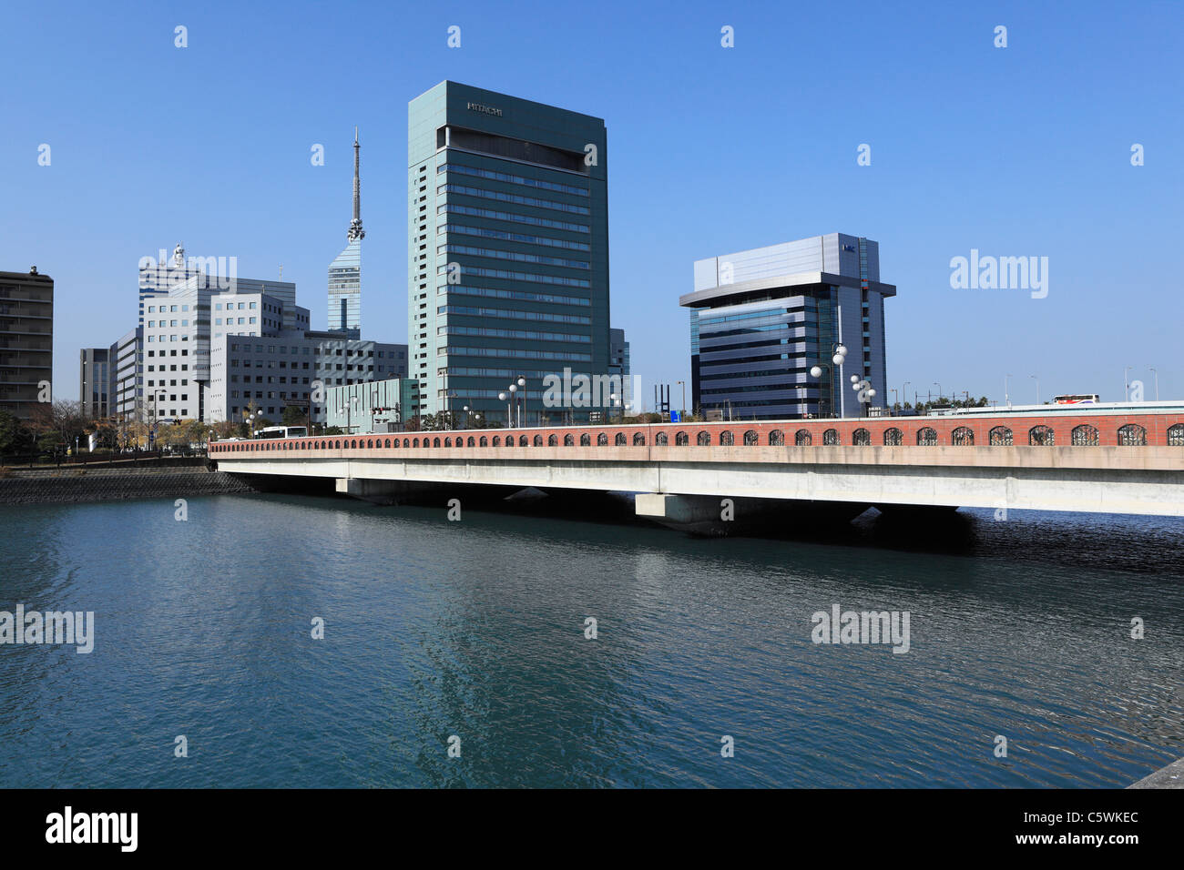 Momochihama and Hii River, Fukuoka, Fukuoka, Japan Stock Photo - Alamy