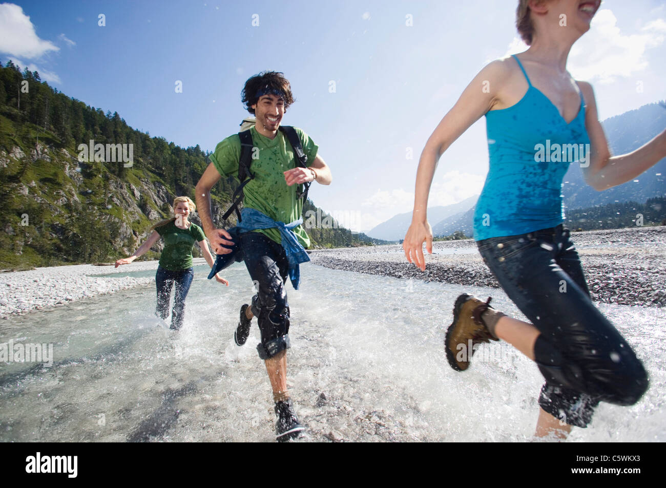 Isar river young people hi-res stock photography and images - Alamy