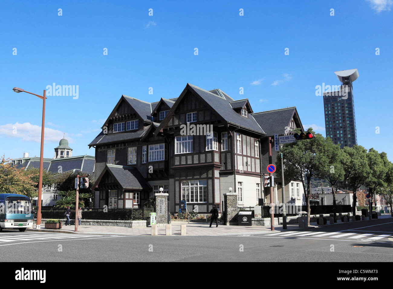 Mitsui Club of Mojiko Retro District, Kitakyushu, Fukuoka, Japan Stock ...