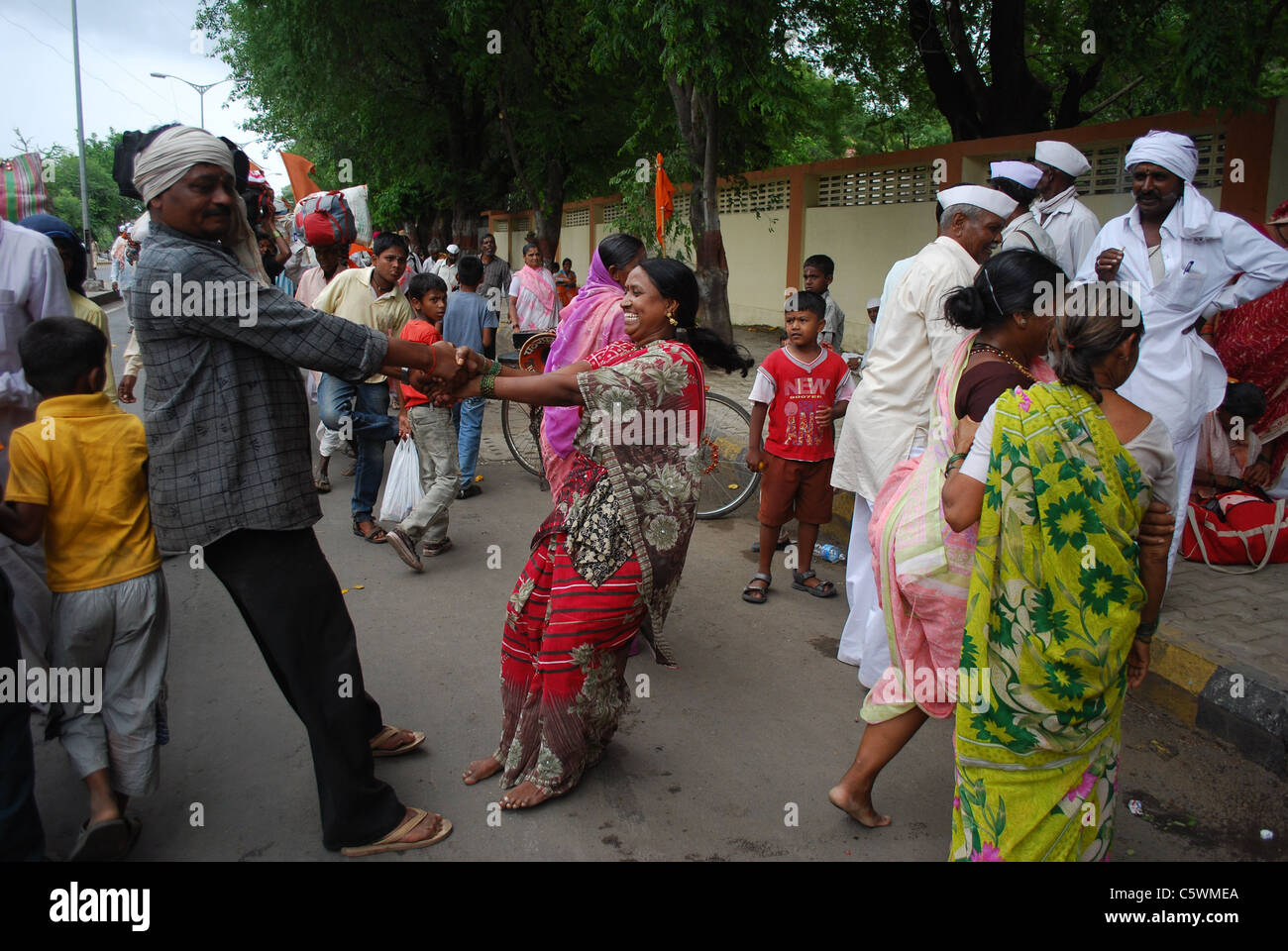 saint tukaram and saint dnyshwar palkhi festival Stock Photo - Alamy