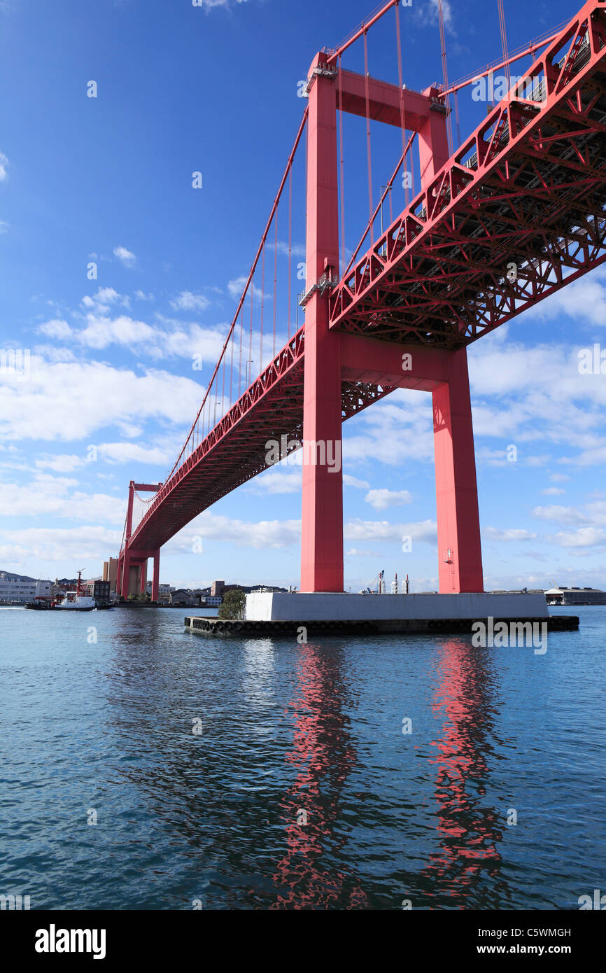 Wakato Bridge, Kitakyushu, Fukuoka, Japan Stock Photo - Alamy