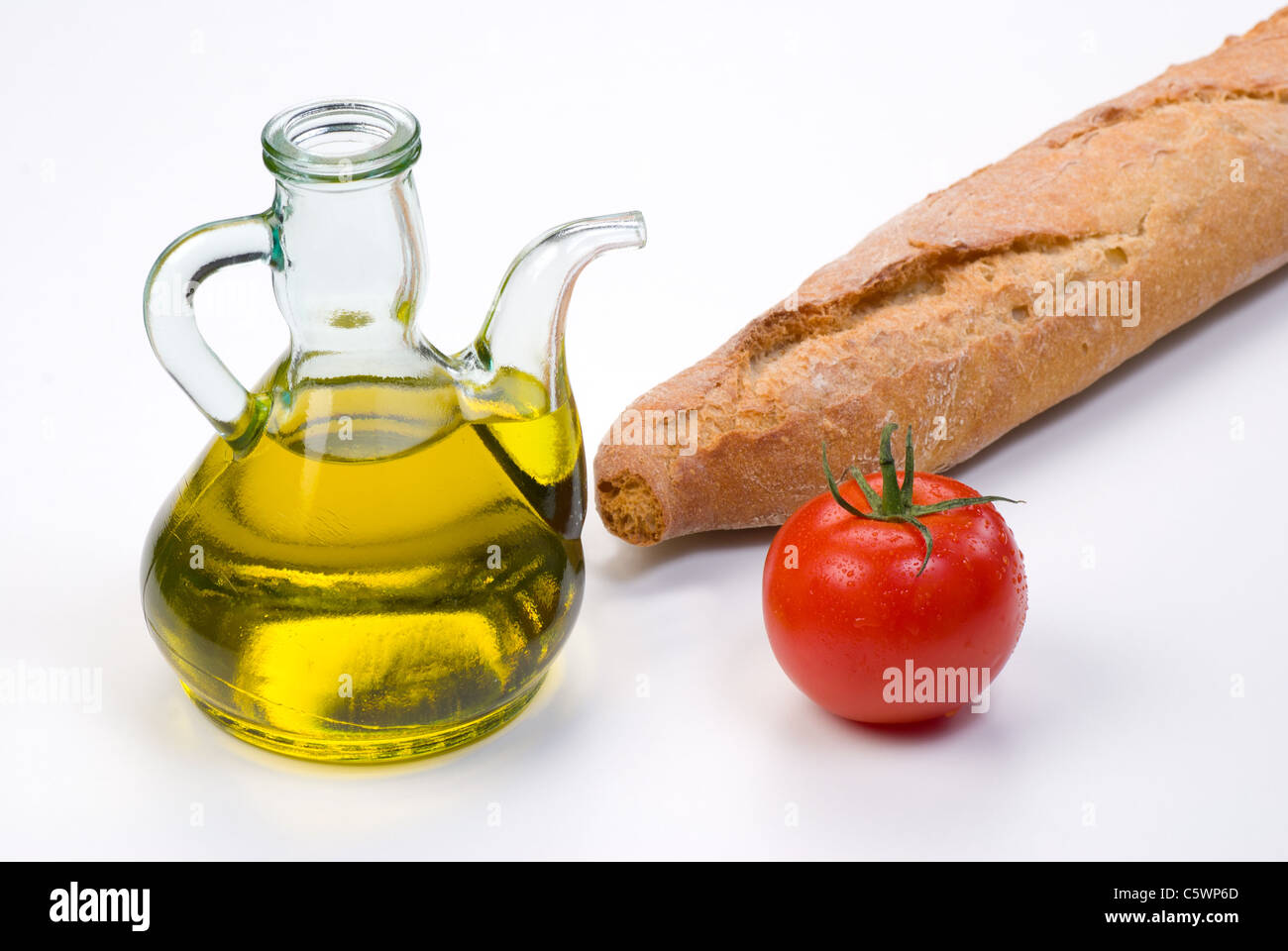 Mediterranean ingredients: simple, tasty and healthy food staples Stock ...