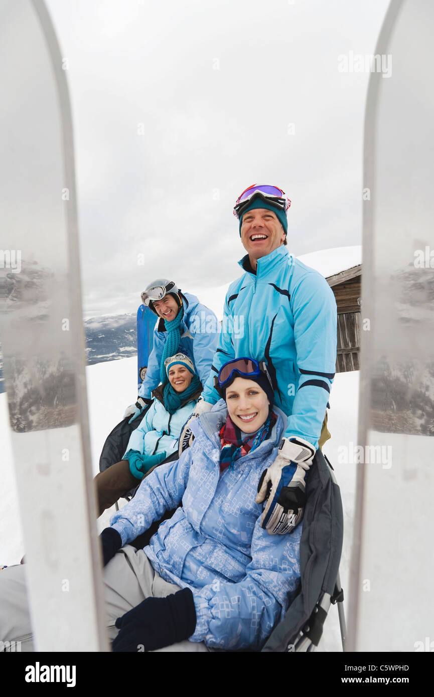 Group people winter clothes hi-res stock photography and images - Alamy