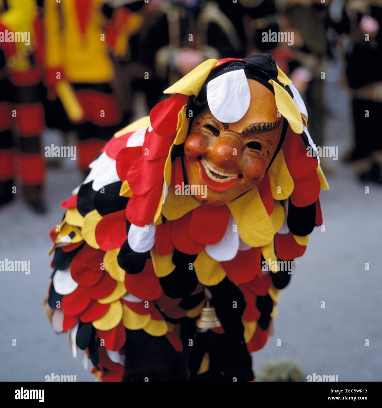 Swabian-Alemannic Fastnacht, masks carnival, carnival fool, colourful ...
