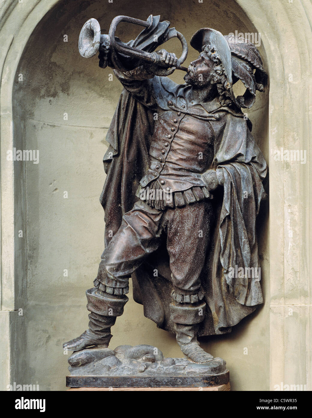 Denkmal fuer den Trompeter von Saeckingen im Schlosspark von Schloss ...