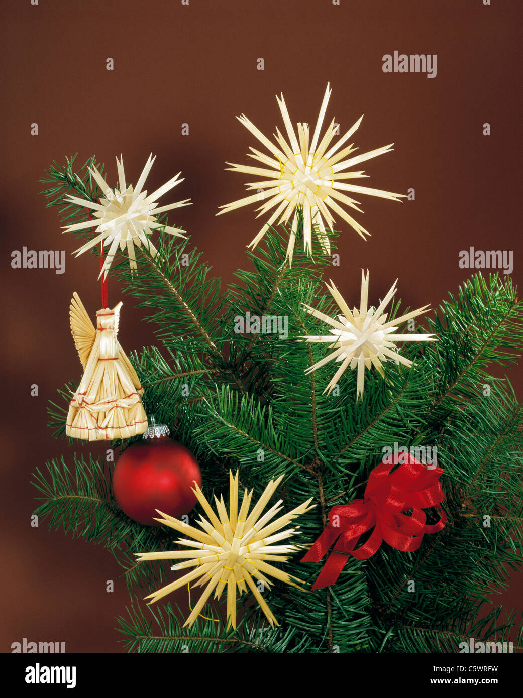 Christian festival of christmas when tradition is to decorate fir hi ...