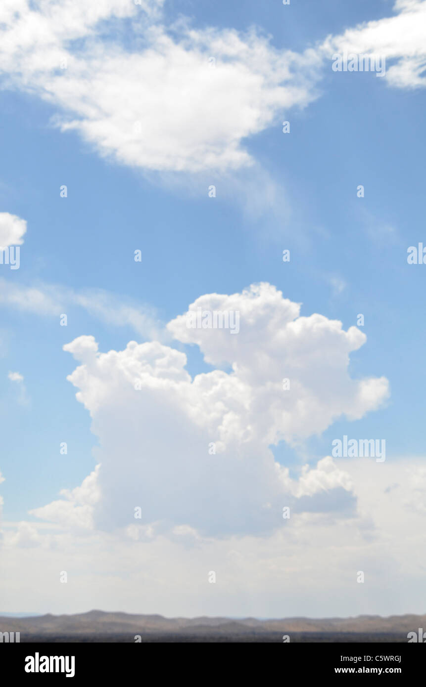 Blue sky with slight white clouds hi-res stock photography and images ...