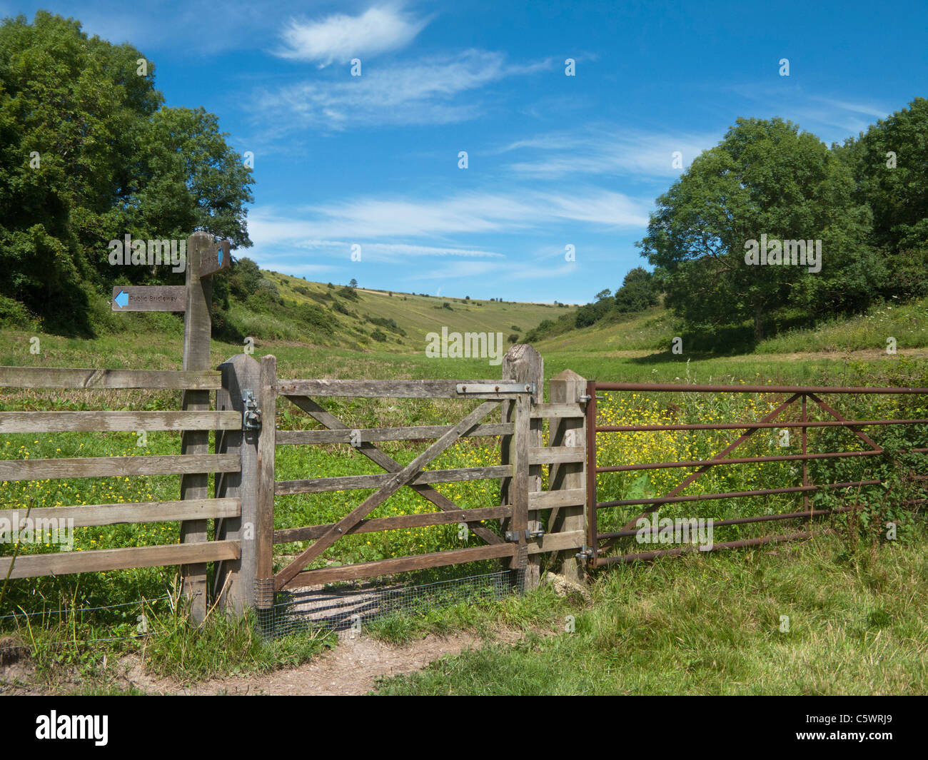 South Downs Way at Amberley West Sussex England Stock Photo - Alamy