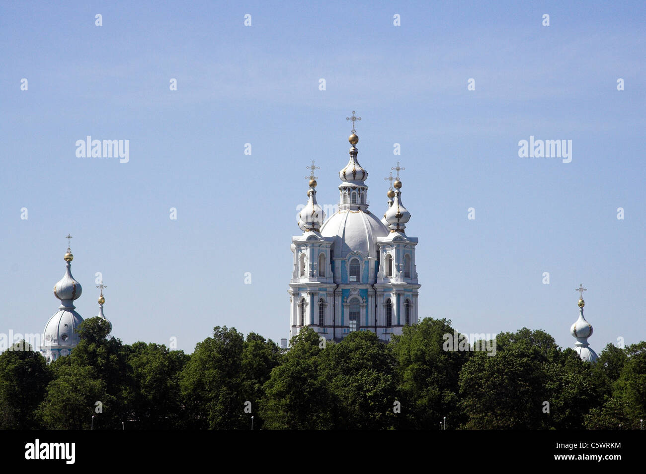 Smolny Convent of the Resurrection, St Petersburg, Russia Stock Photo ...