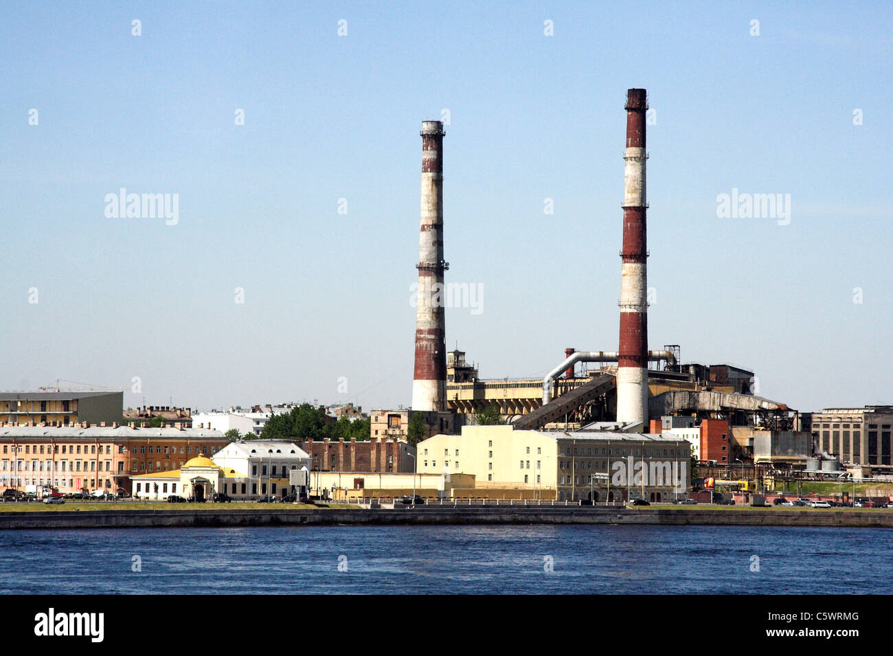Russian power plant, St Petersburg, Russia Stock Photo - Alamy