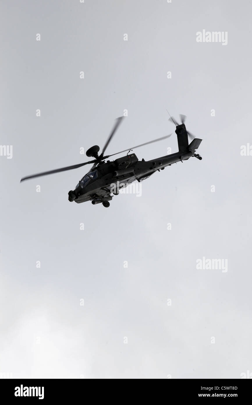 AAC APACHE AH1 HELICOPTER RAF WADDINGTON LINCOLNSHIRE 02 July 2011 ...