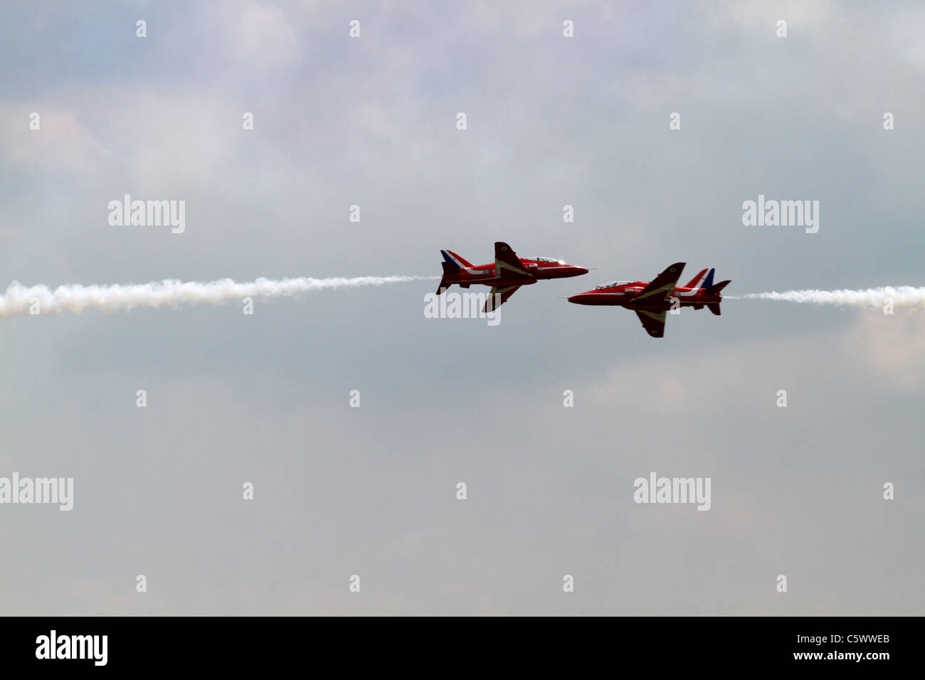 2 HAWK T1 JETS RED ARROWS RED ARROWS DISPLAY TEAM 03 July 2011 Stock ...