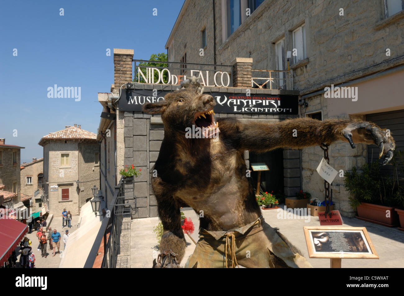 A museum dedicated to vampires in San Marino Stock Photo - Alamy
