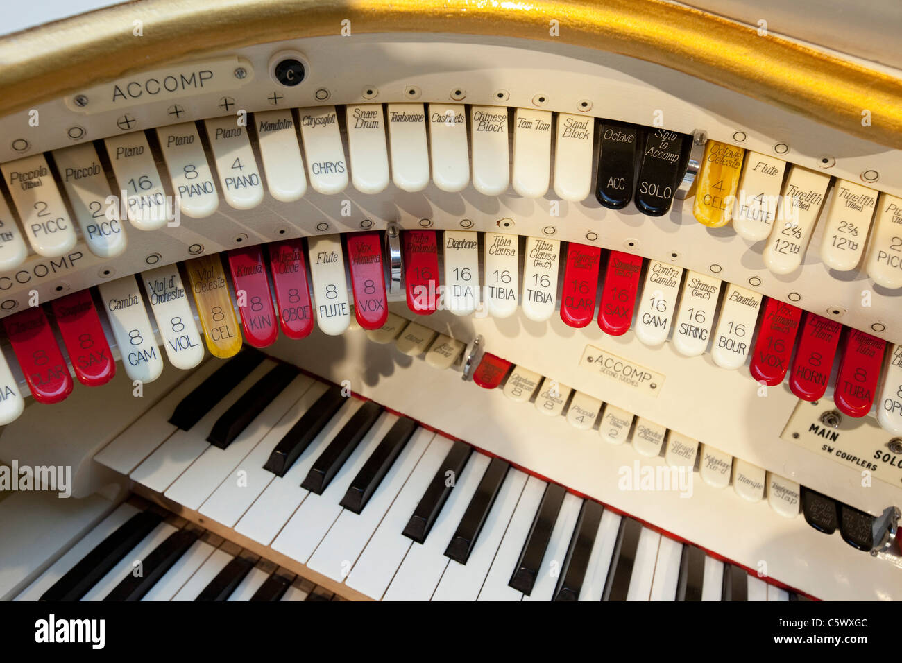 Wurlitzer Organ Keys High Resolution Stock Photography and Images - Alamy