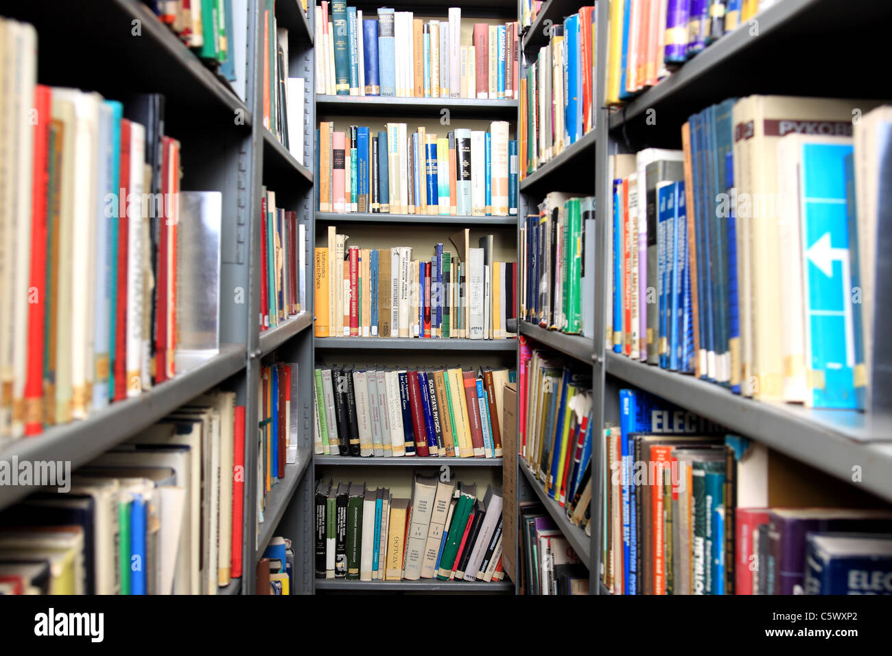 Books in the archives Stock Photo - Alamy