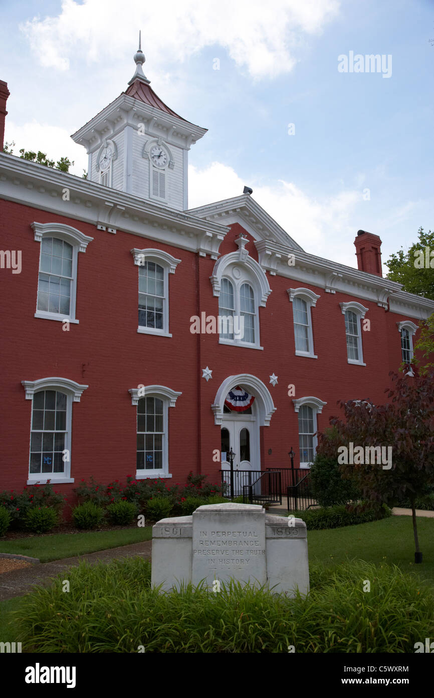 Lynchburg moore county courthouse , tennessee , usa Stock Photo - Alamy