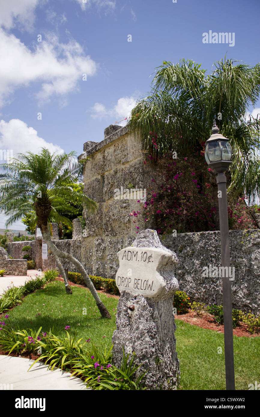 Coral castle hi-res stock photography and images - Alamy
