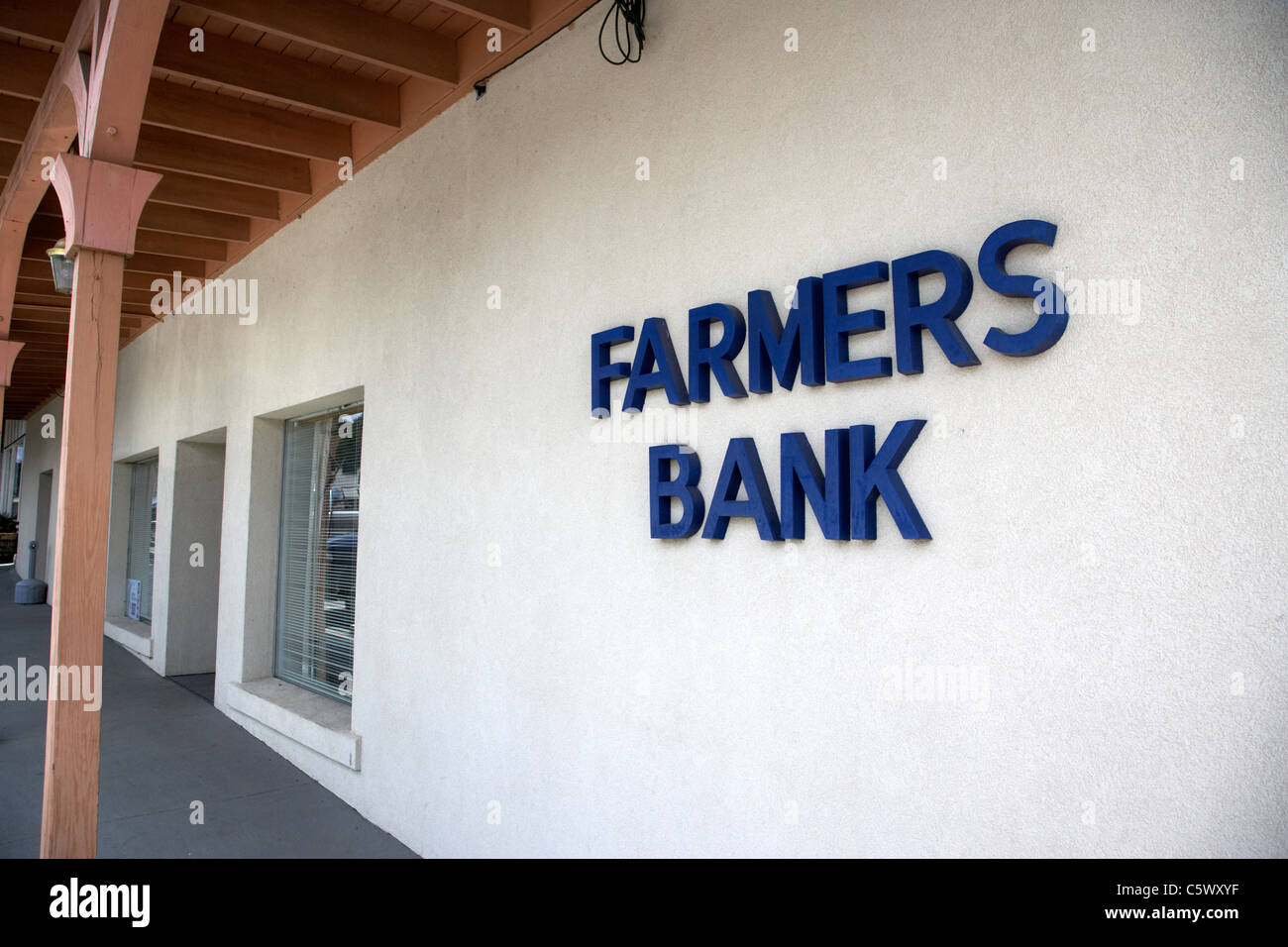 sign for farmers bank branch Lynchburg , tennessee , usa The former ...