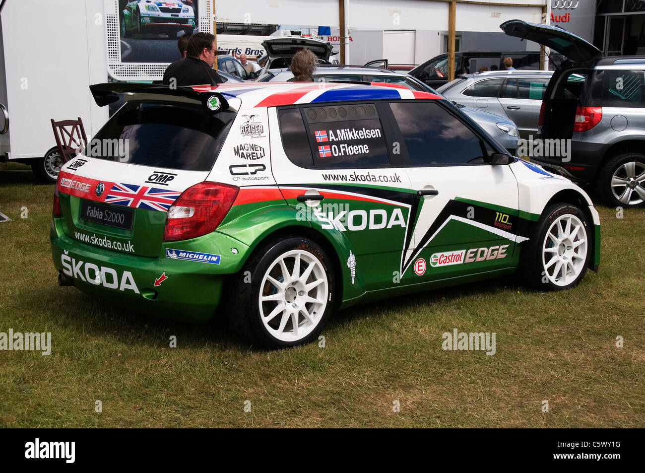 Skoda Fabia Rally Car at The Royal Cornwall Show 2011 Wadebridge ...
