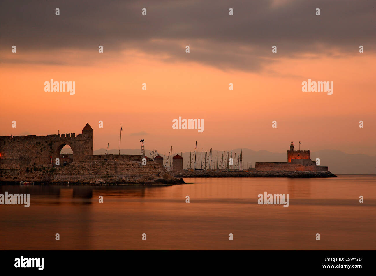 The "de Naillac" tower (left) and the little castle of Saint Nicholas ...