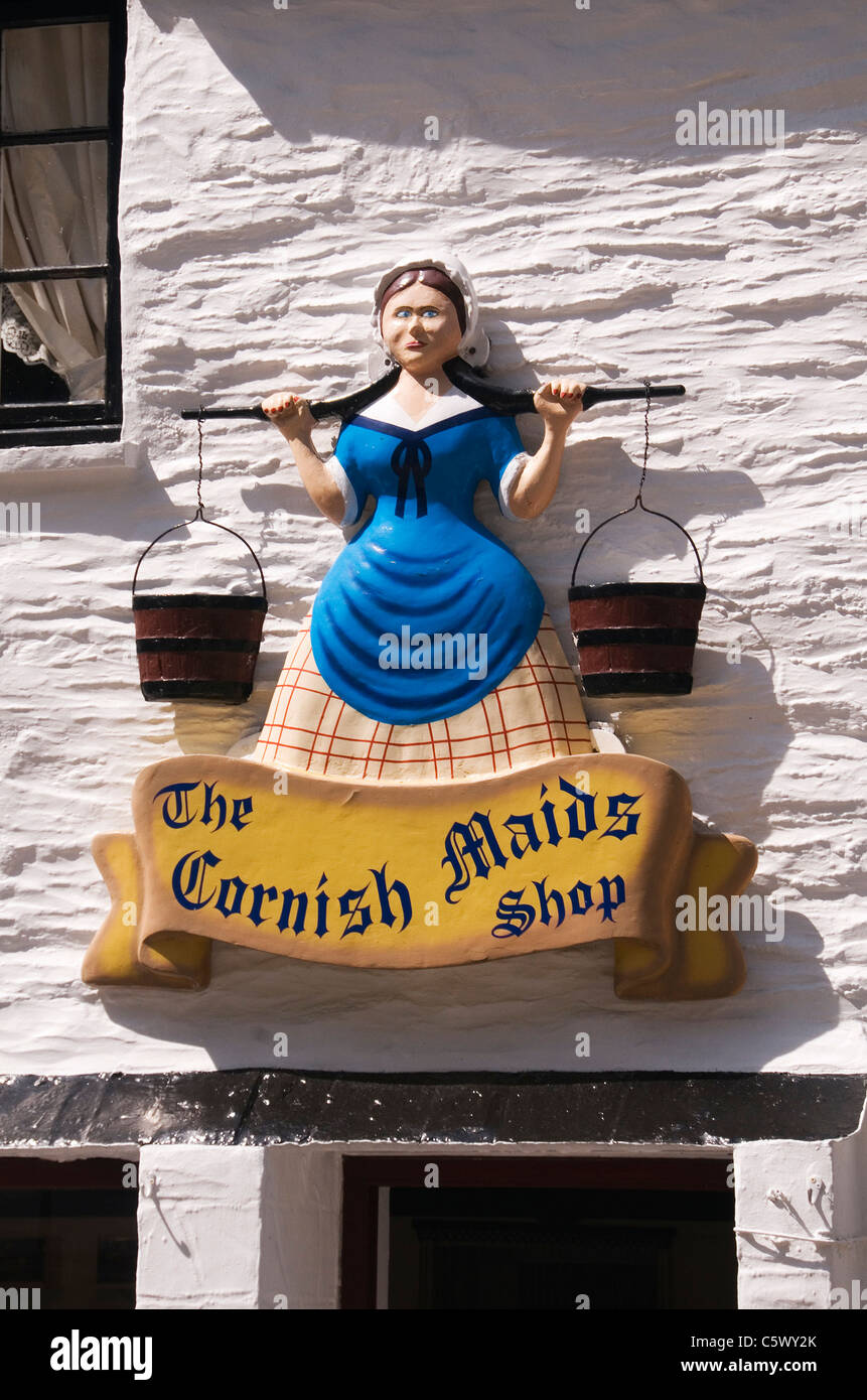 The cornish maids shop polperro hi-res stock photography and images - Alamy