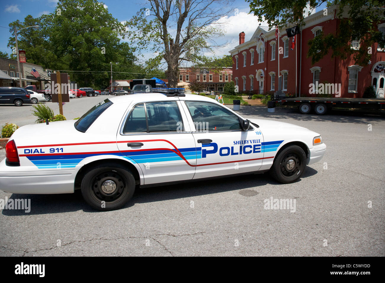 shelbyville police car vehicle Lynchburg , tennessee , usa Stock Photo ...