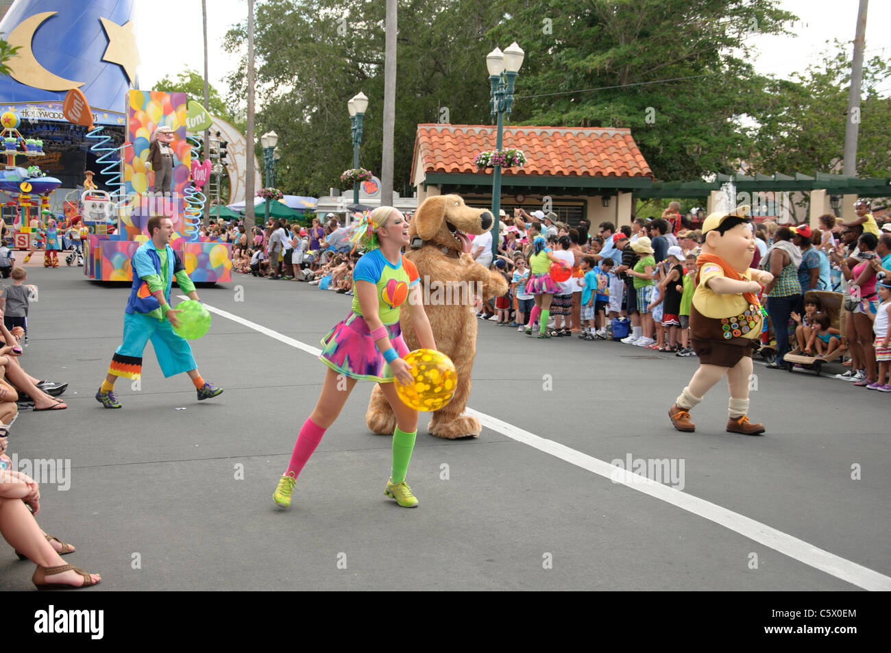 dug from up in the disney pixar countdown to fun parade in walt disney ...