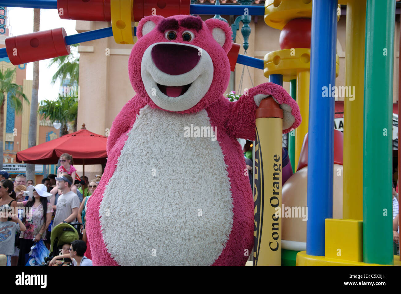 Lots-o’-Huggin’ bear in the disney's countdown to fun parade in walt ...