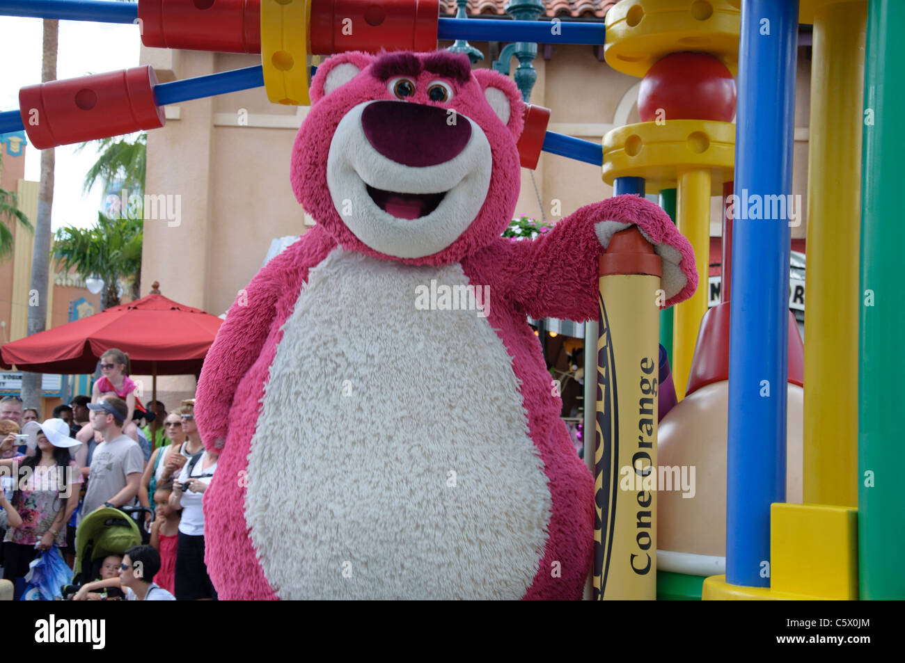 Lots-o’-Huggin’ bear in the disney's countdown to fun parade in walt ...