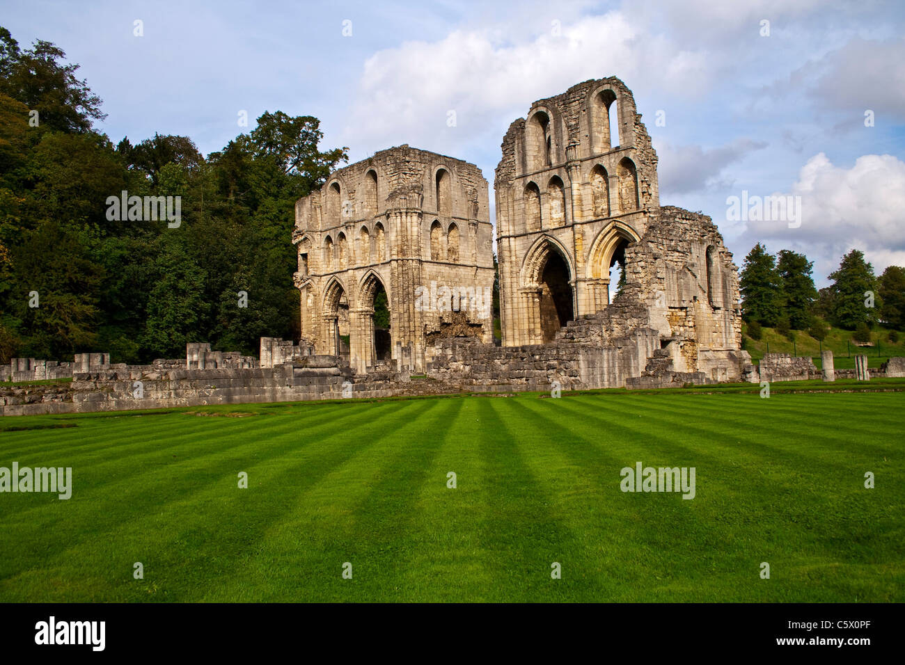 The ruins of Roche Abbey in Maltby South Yorkshire UK Stock Photo - Alamy