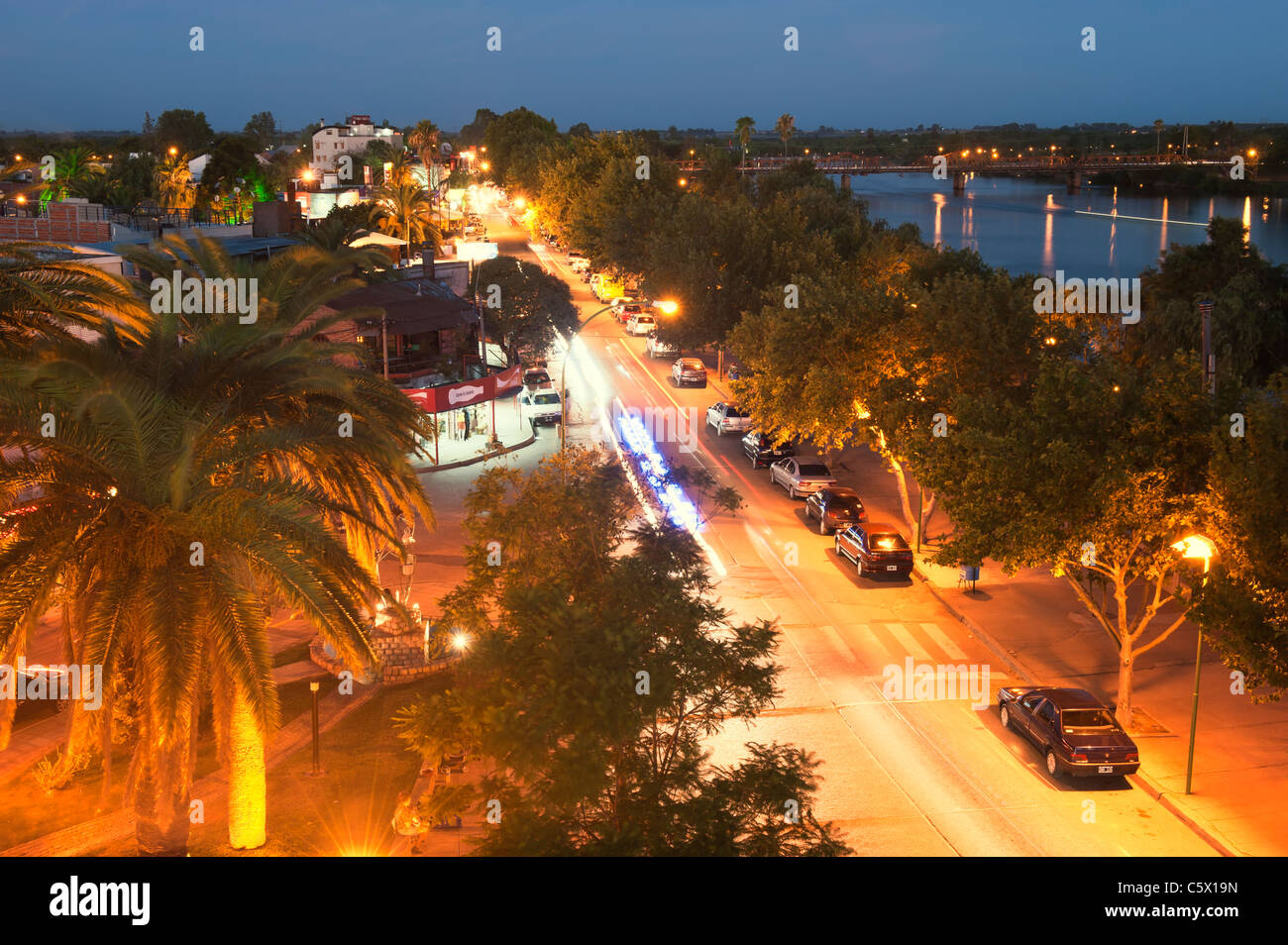 Gualeguaychu at night, Entre Rios Province, Argentina Stock Photo - Alamy