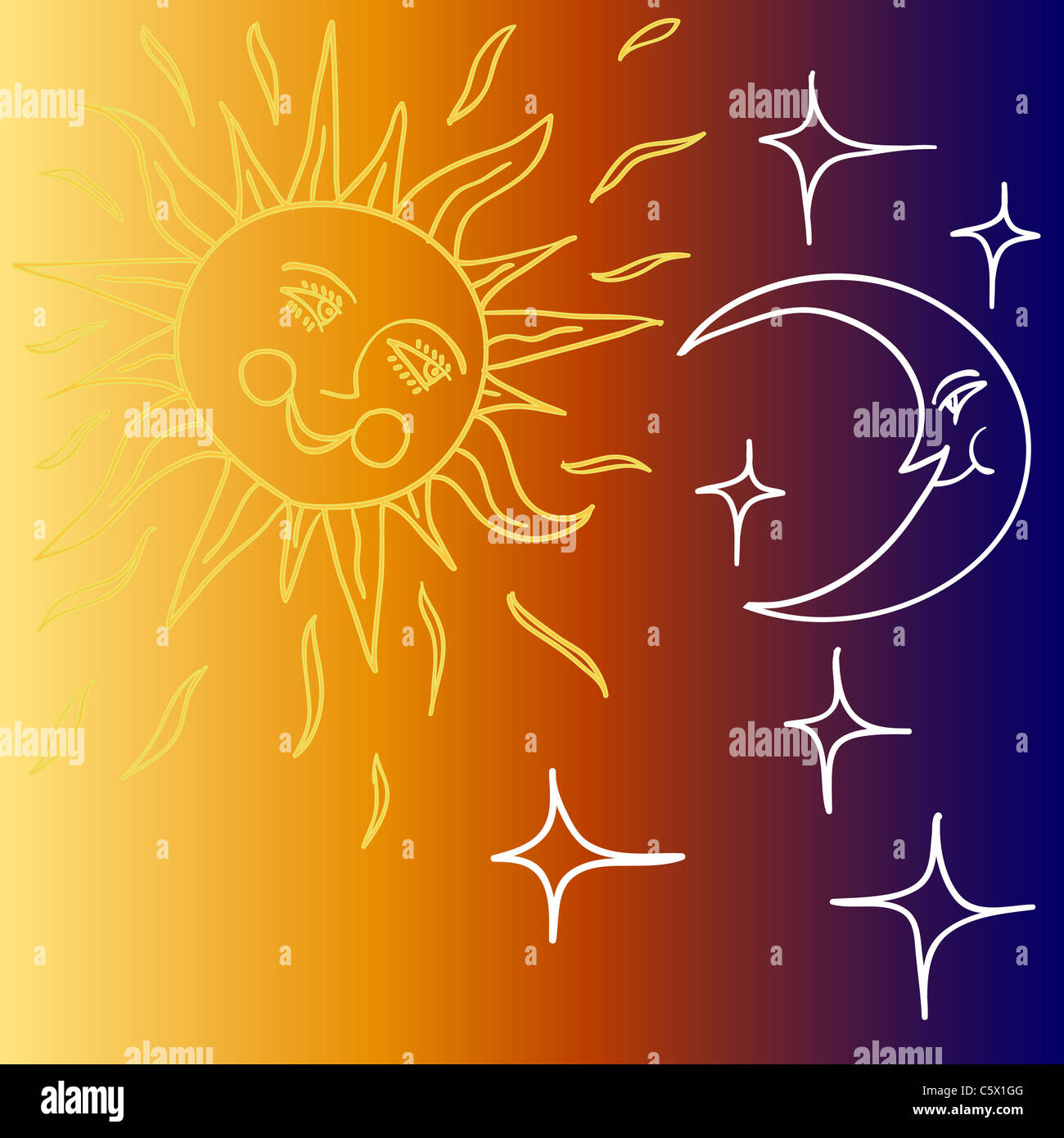 Smiley half moon hi-res stock photography and images - Alamy