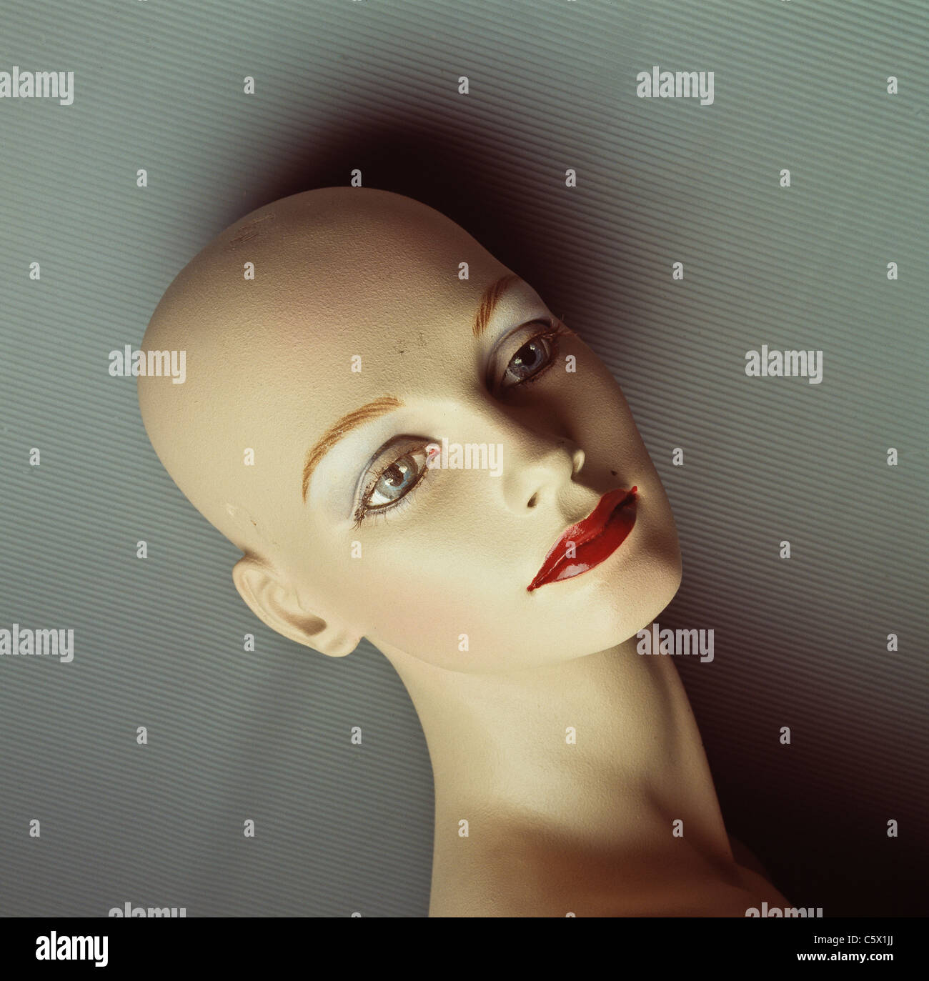 Mannequin female head Stock Photo - Alamy