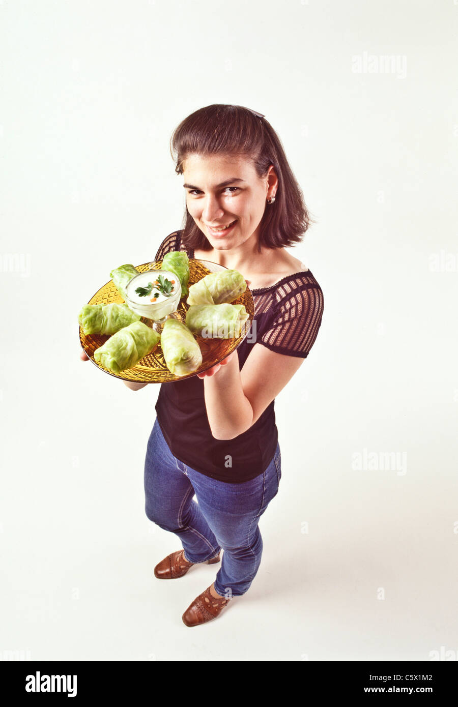 Bulgarian Foreign college student presents native country favorite food ...