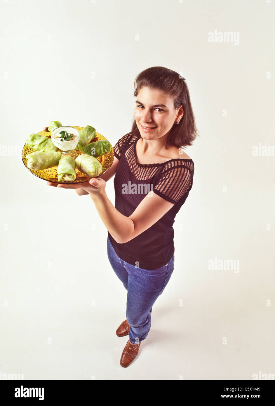 Bulgarian Foreign college student presents native country favorite food ...