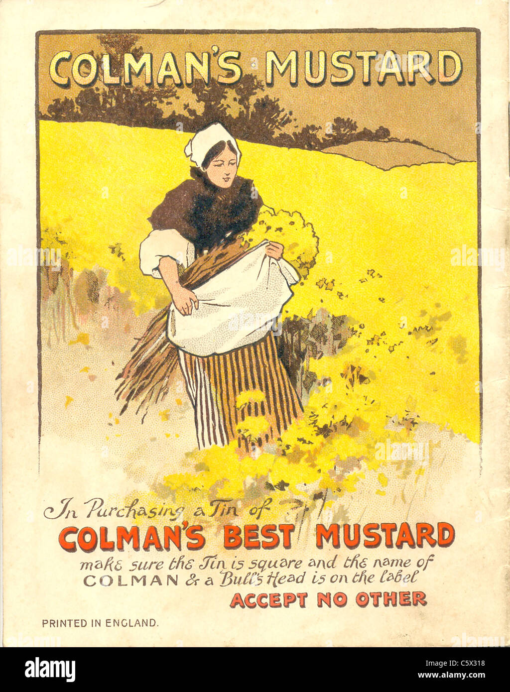 Colman's mustard advert hi-res stock photography and images - Alamy