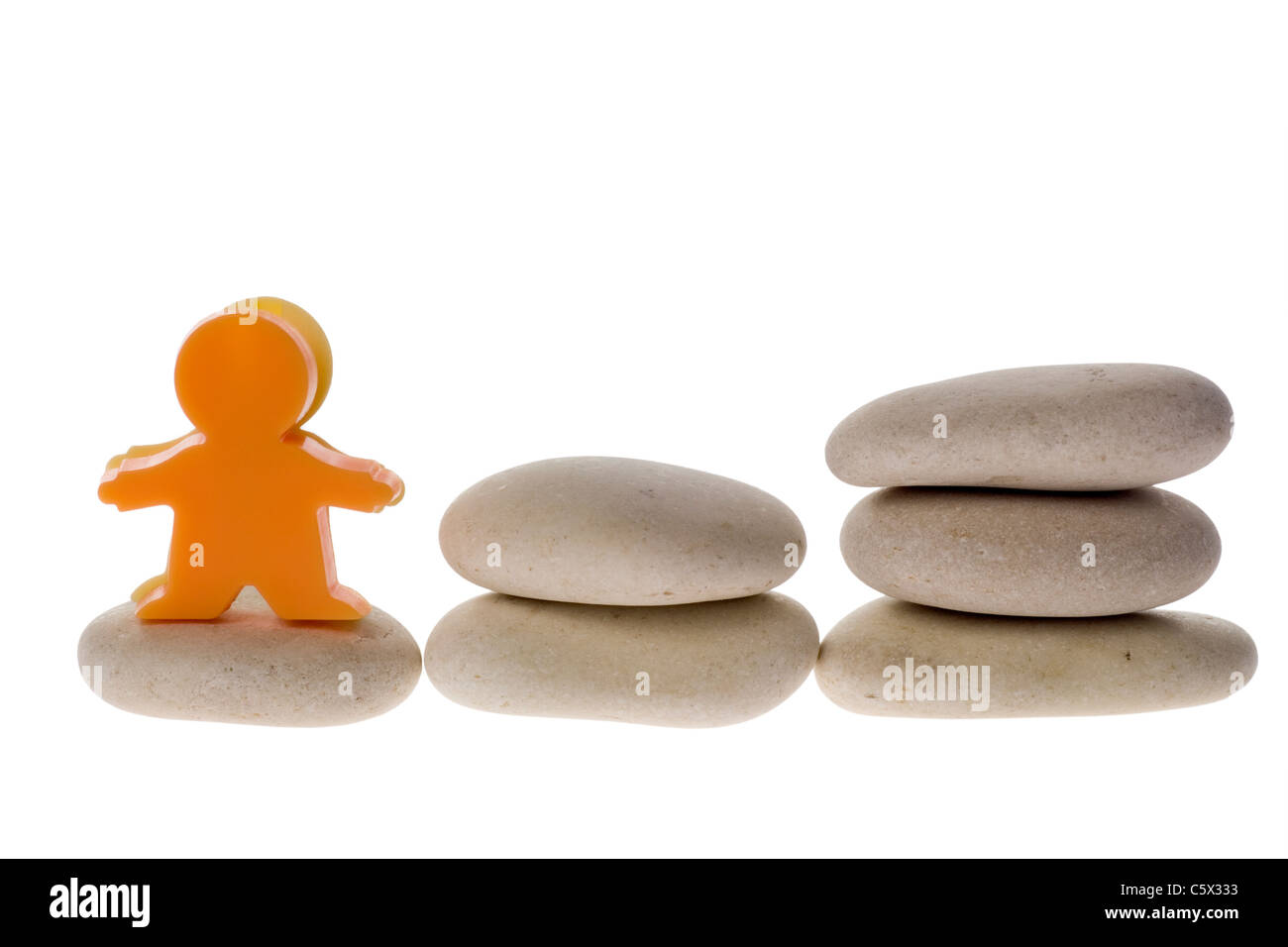 Pebble figure Cut Out Stock Images & Pictures - Alamy