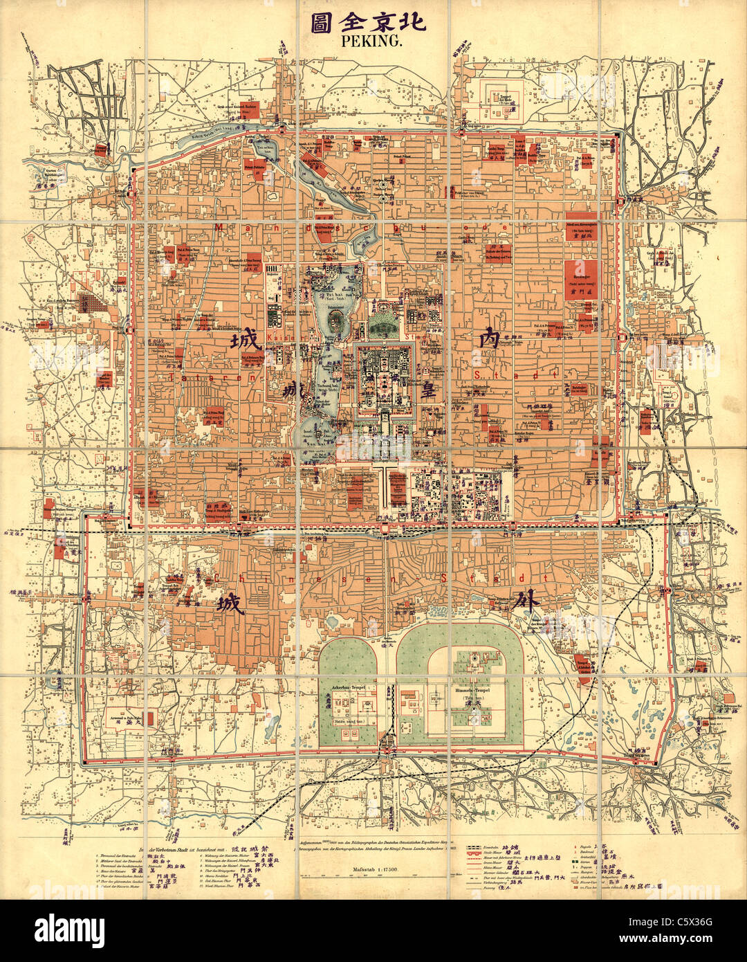 Beijing Map High Resolution Stock Photography and Images - Alamy