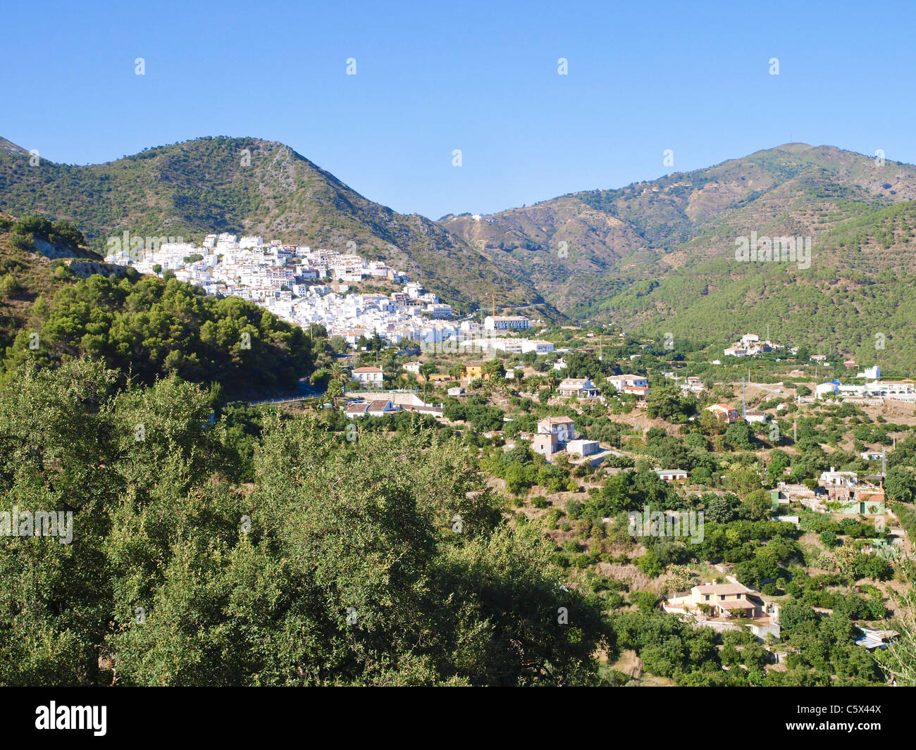 White village of ojen hi-res stock photography and images - Alamy