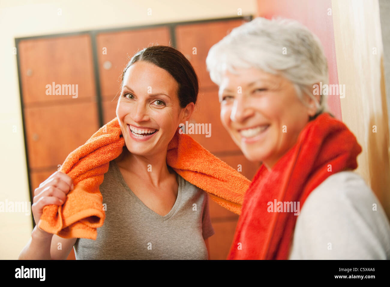 Women Changing Room And Towel Stock Photos & Women Changing Room And ...
