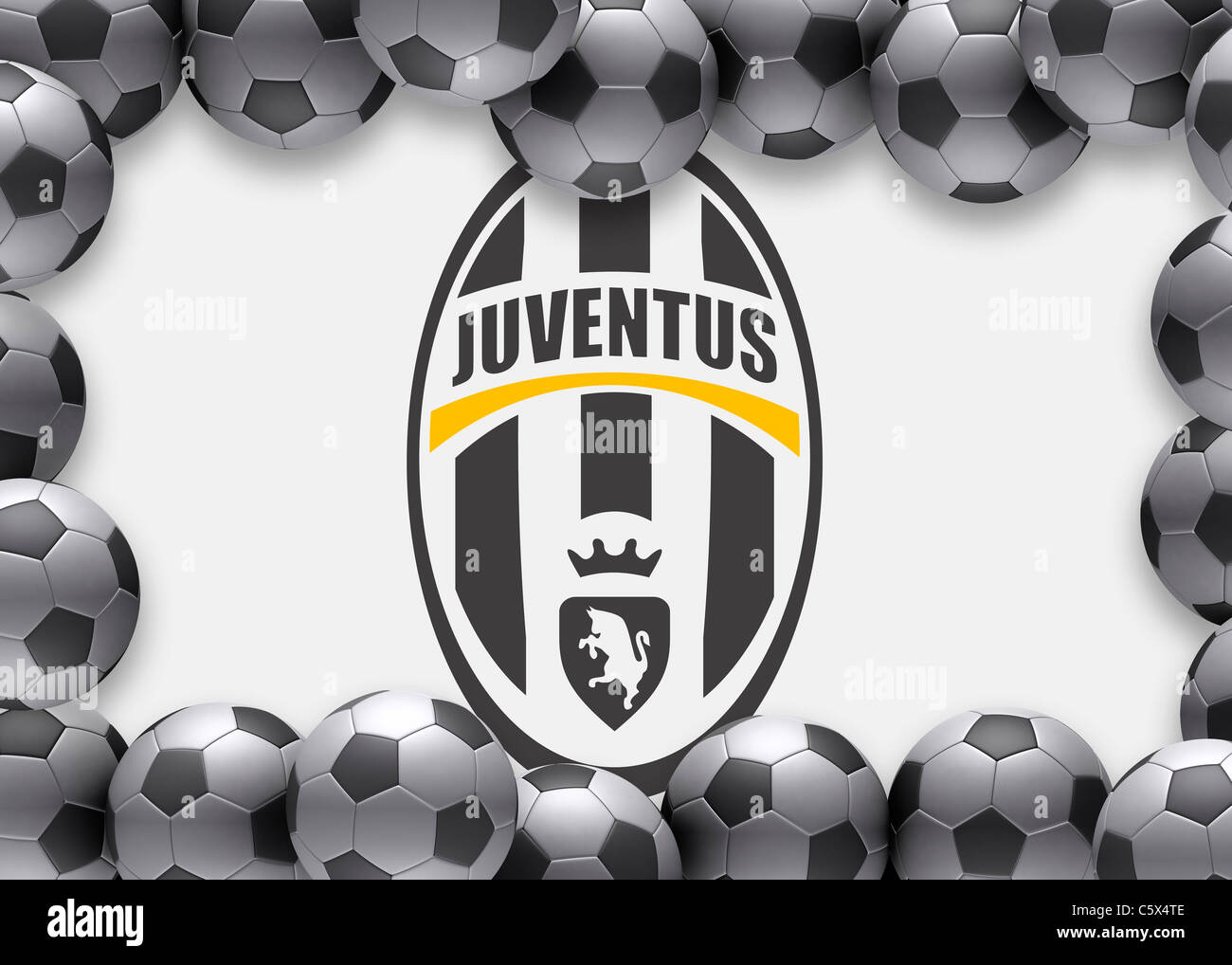 Flag of Juventus football soccer Stock Photo - Alamy