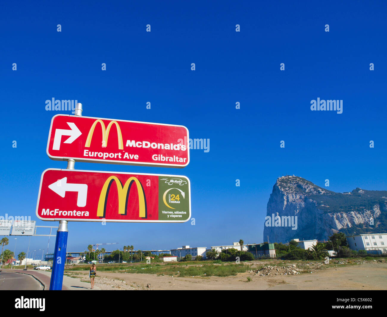 Mc Donalds, Gibraltar Stock Photo - Alamy